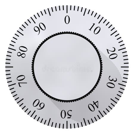 Safe Dial stock illustration. Illustration of locker, protection - 4527179