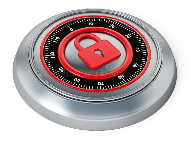Safe dial stock illustration. Illustration of bank, combination - 25744373