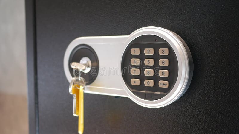 Safe Dial Lock Close Up Background Stock Video - Video of symbol ...