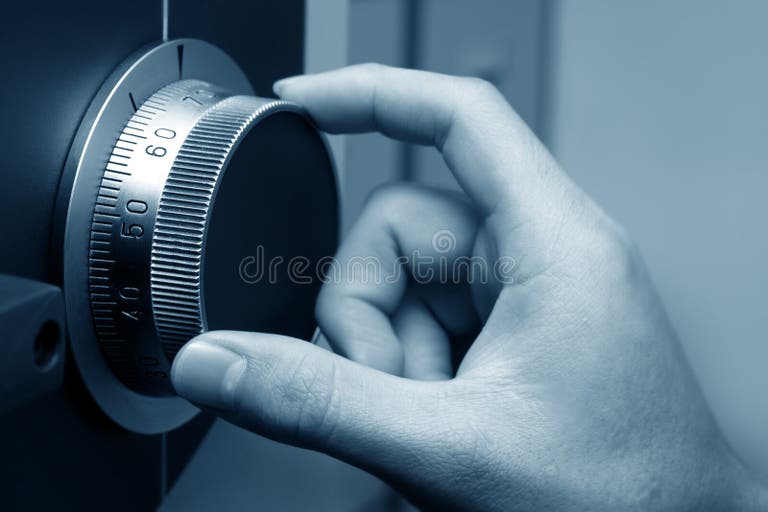 Safe dial of a vault stock image. Image of hold, metal - 40854989