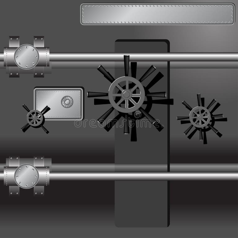 Secure Metal Safe Door Stock Illustrations – 20,690 Secure Metal Safe ...