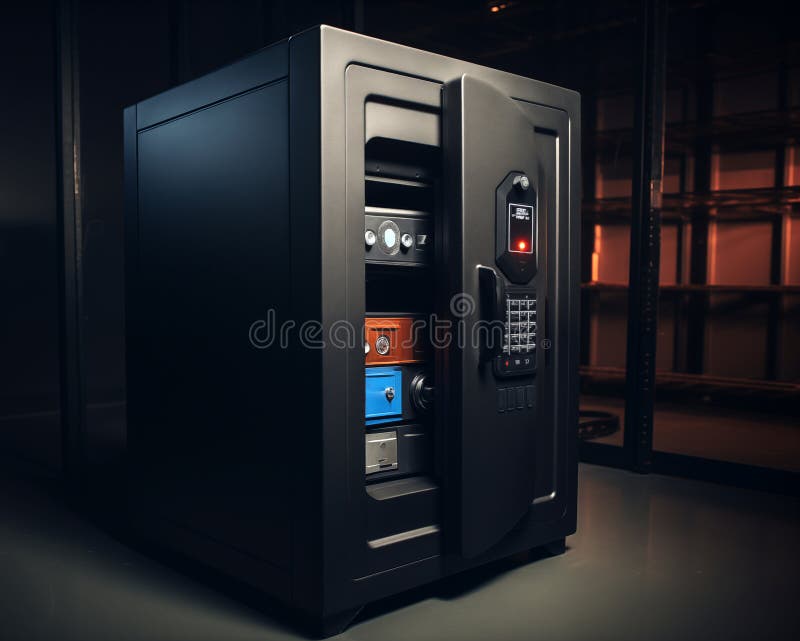 Safe Equipped with Biometric Fingerprint Recognition, Offering Advanced ...