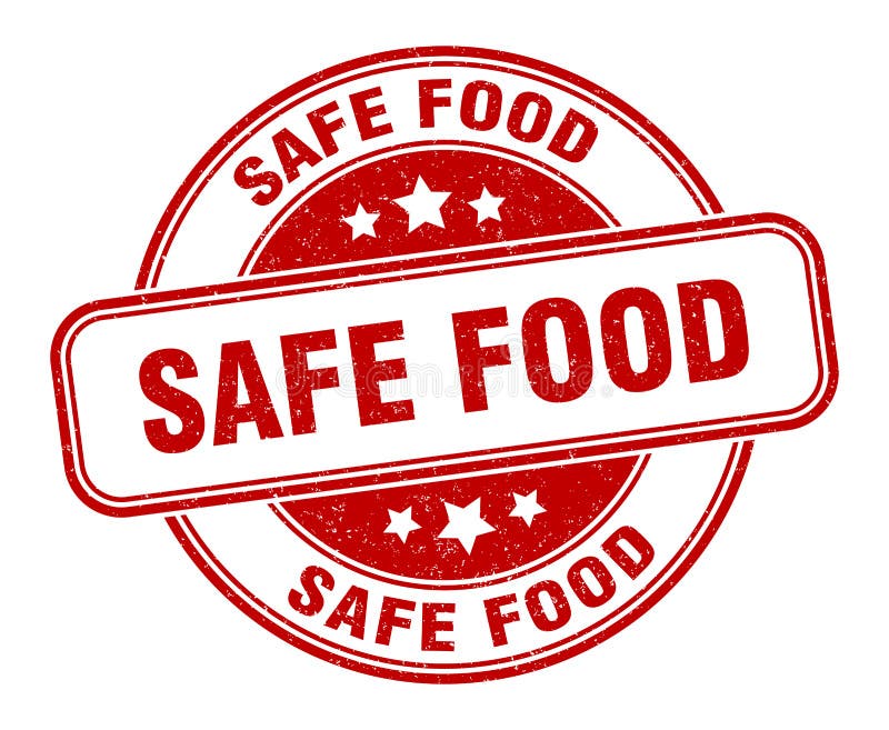Safe Food Stamp. Safe Food Round Grunge Sign Stock Vector ...