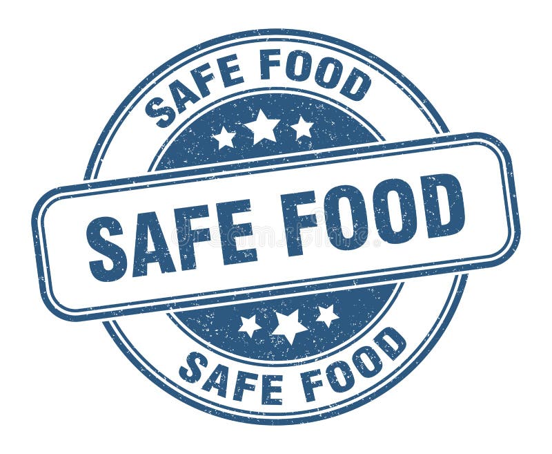 Safe Food Stamp. Safe Food Round Grunge Sign Stock Vector ...