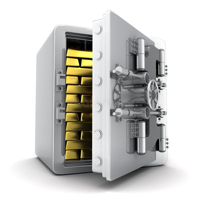 Safe and gold stock illustration. Illustration of protect - 30151822