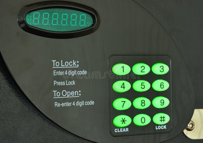 Safe stock photo. Image of hotel, keypad, lock, valuables - 57042244