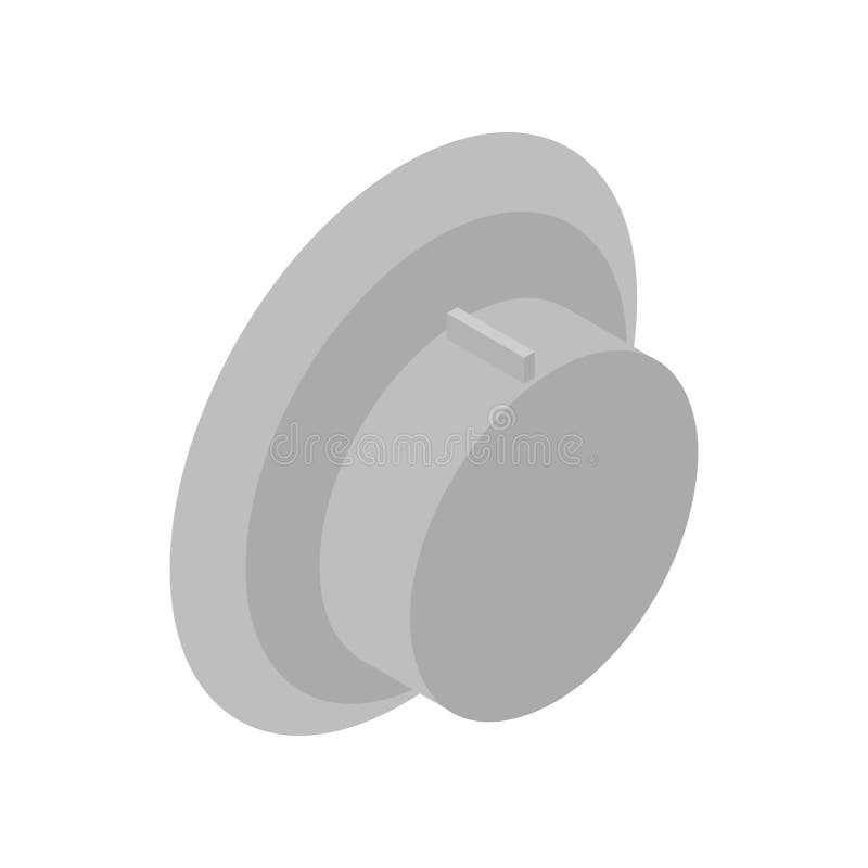 Safe Handle Isolated. Steel Strong Grip Vector Illustration Stock ...