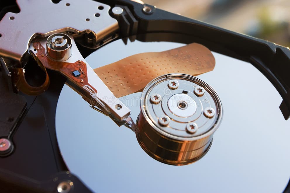 Safe hard disk stock photo. Image of head, industry, adjustment - 4612374