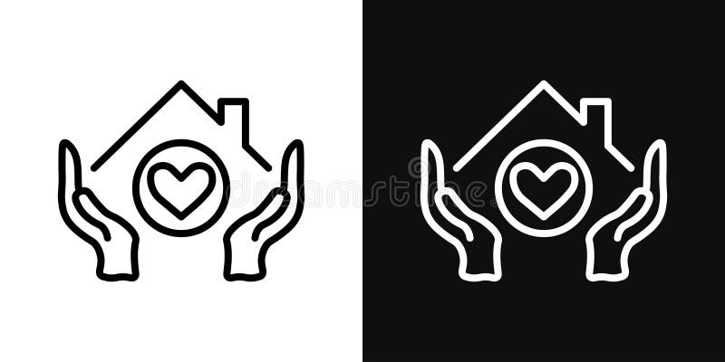 Safe home icon stock vector. Illustration of family - 330450306