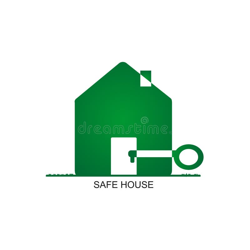 Safe House Logo stock vector. Illustration of graphic - 38380902