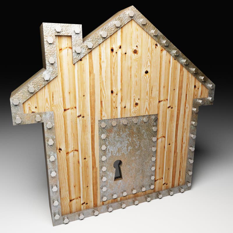 Safe house stock image. Image of house, home, neighborhood - 7831795