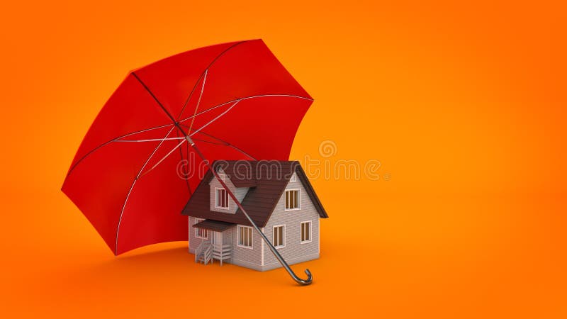 Safe House Concept. stock illustration. Illustration of home - 90758490