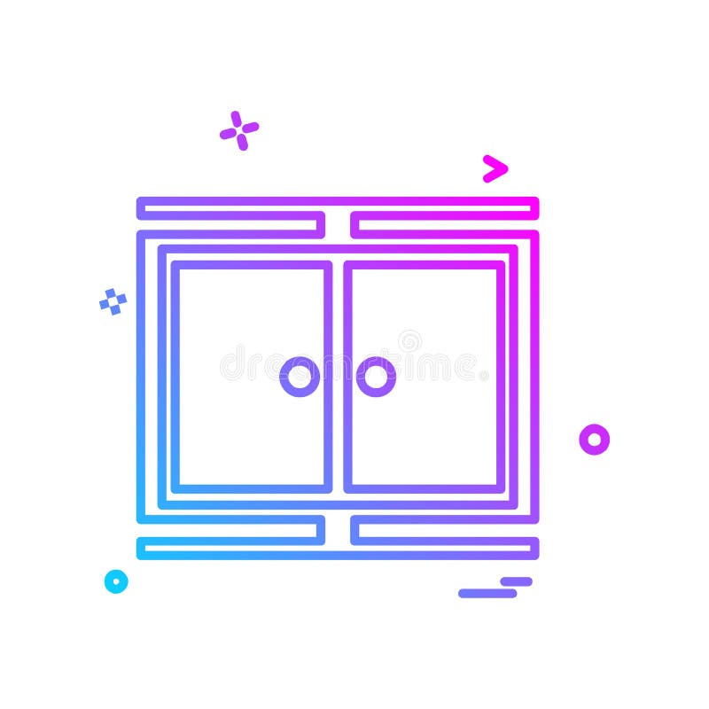 Safe icon design vector stock vector. Illustration of computer - 125619254