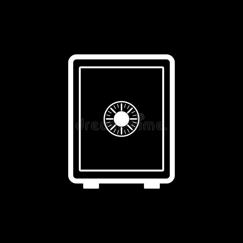 The safe icon. Safe symbol stock illustration. Illustration of ...