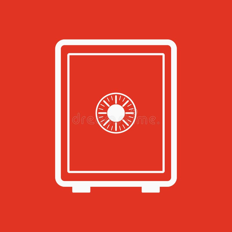 The safe icon. Safe symbol stock vector. Illustration of graphic - 78672688