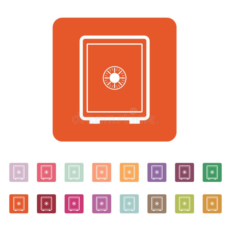 The safe icon. Safe symbol stock vector. Illustration of security ...
