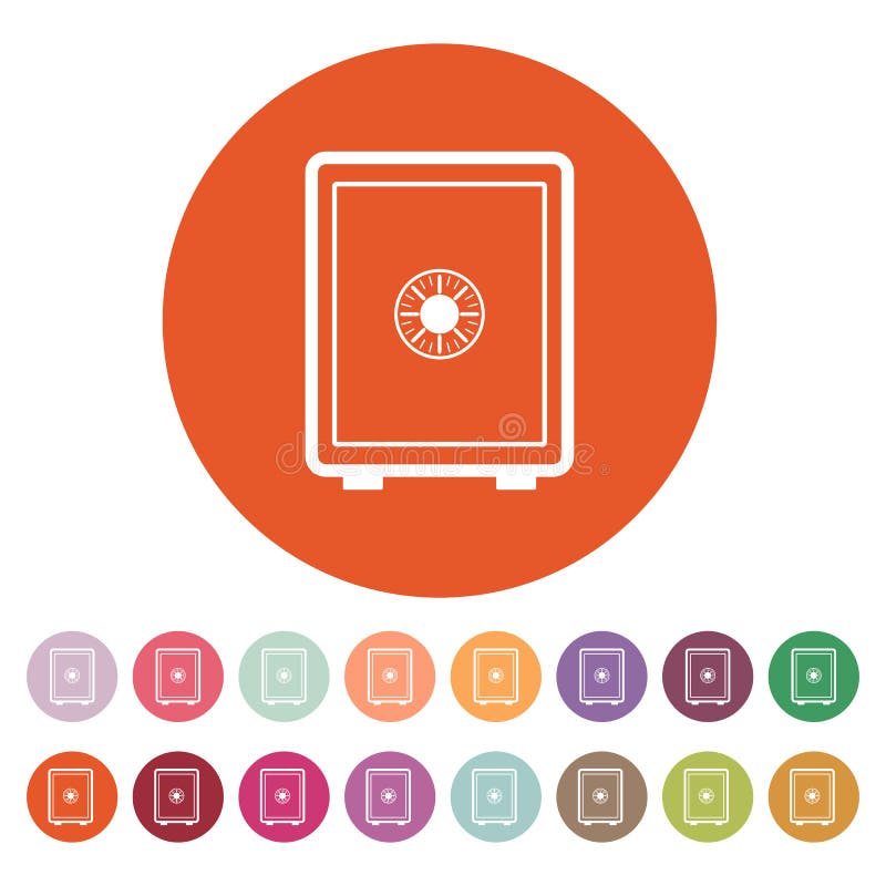 The Safe Icon. Safe Symbol. Flat Stock Vector - Illustration of graphic ...