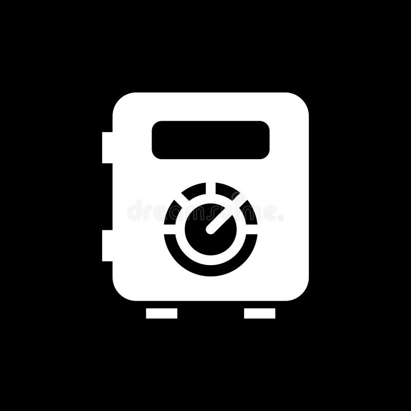 Safe Icon Simple Flat Style Vector Illustration Stock Vector ...