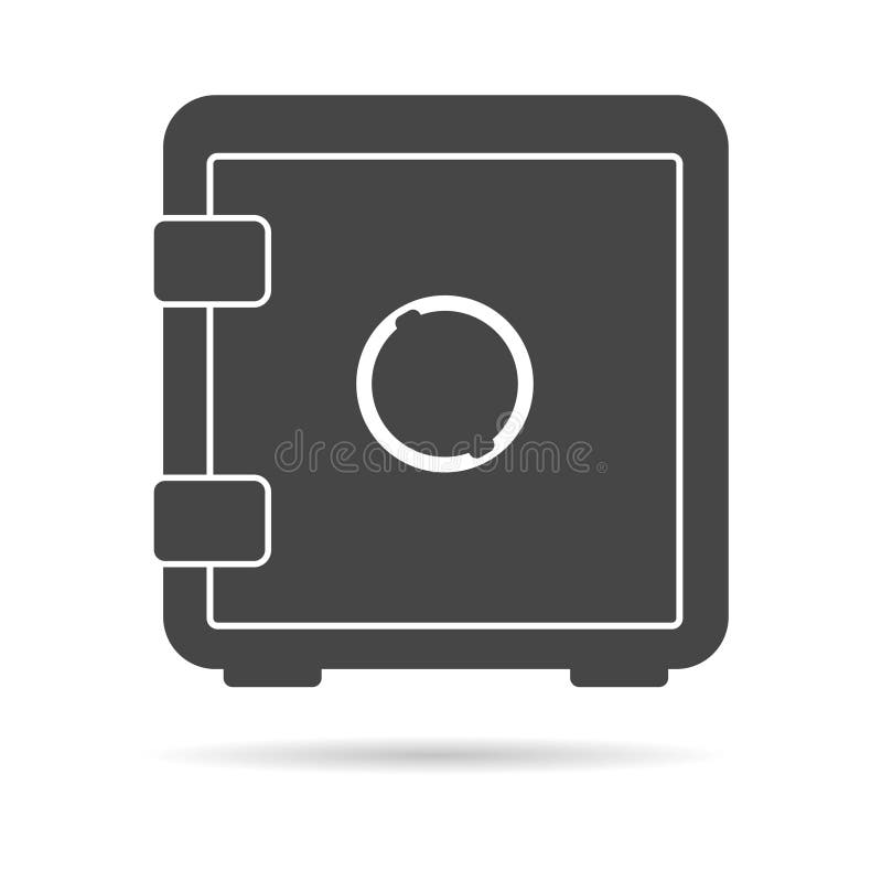 Safe icon stock vector. Illustration of protect, lock - 87657972