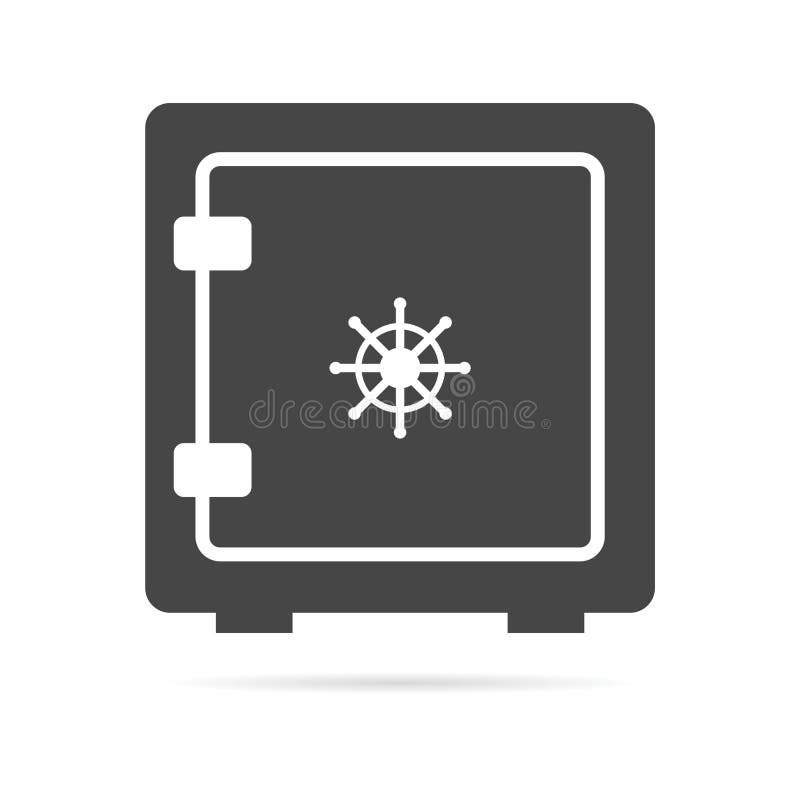 Safe icon stock vector. Illustration of protect, lock - 87657972