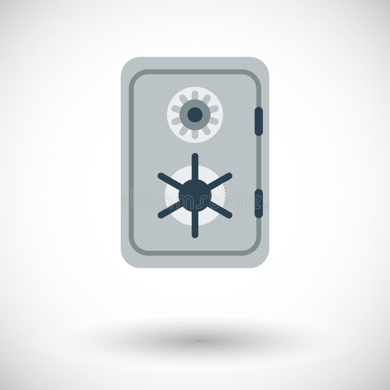 Safe icon stock vector. Illustration of protection, dial - 89760573