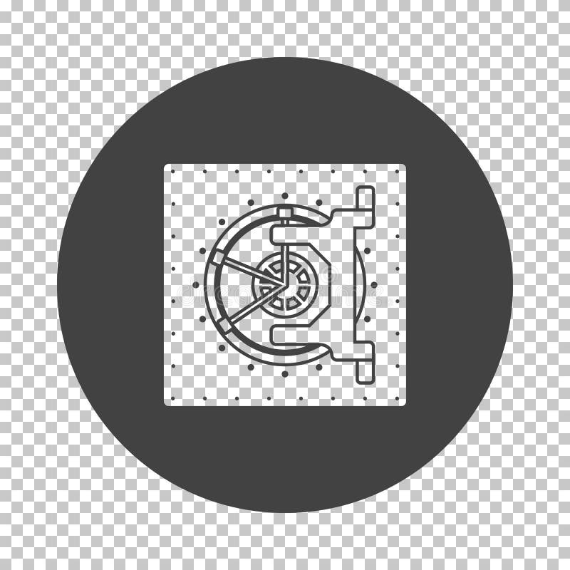 Safe Icon stock vector. Illustration of door, lineart - 254211386