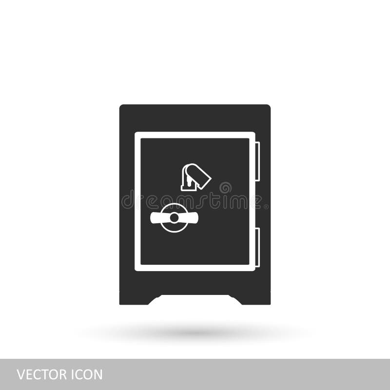 Safe Icon. Icons in a Style of Flat Design. Stock Vector - Illustration ...