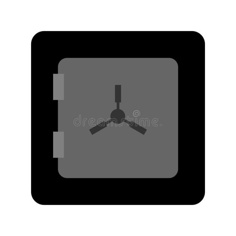 Safe icon vector stock illustration. Illustration of finance - 271727948