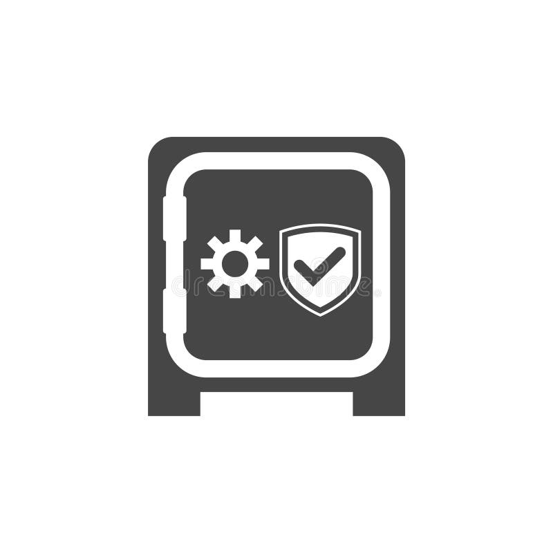 Safe Icon, Vector Shield Icon Stock Vector - Illustration of safe ...