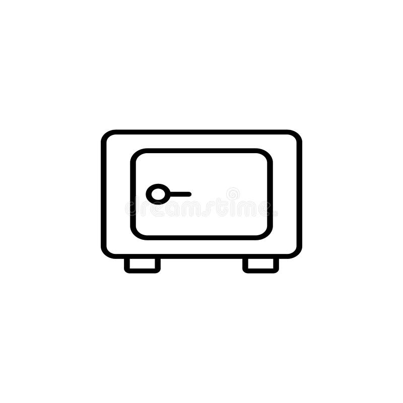 Safe icon stock illustration. Illustration of secrecy - 109676543