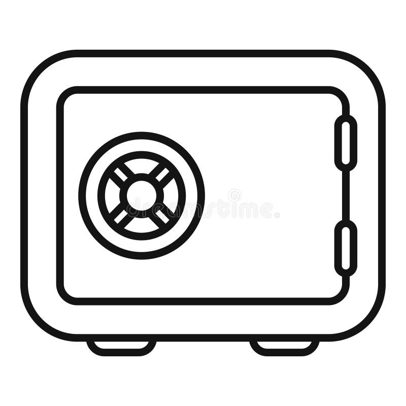 Safe Keeping Your Valuables Secure Stock Vector - Illustration of ...