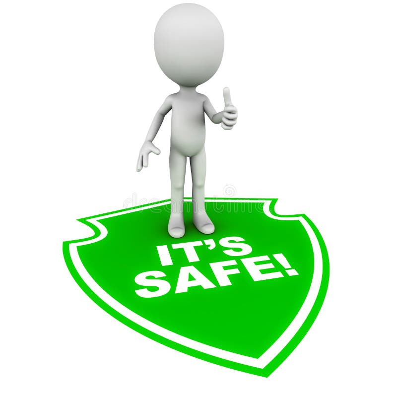 It s safe stock illustration. Illustration of banking - 30150019