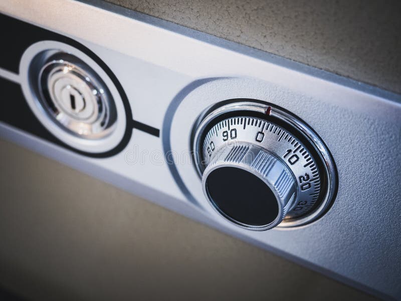 Safe Lock Code on Safety Box Bank Business Finance Security Stock Image ...