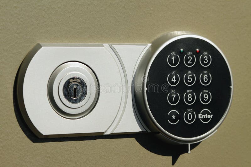 Safe lock stock image. Image of money, panel, digital - 61475311