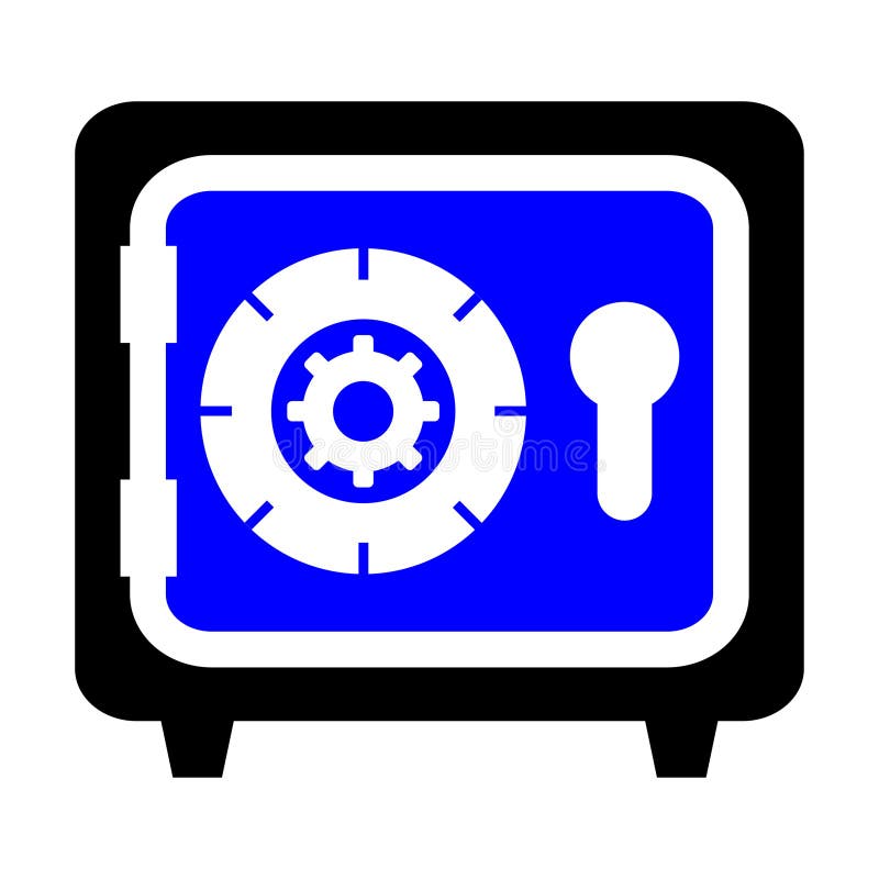 Safe Locker Icon stock vector. Illustration of designed - 284064371