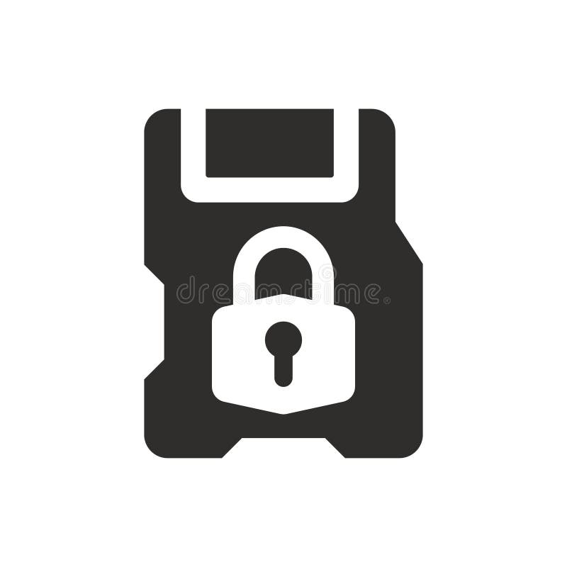 Memory card icon stock vector. Illustration of icon - 286667993