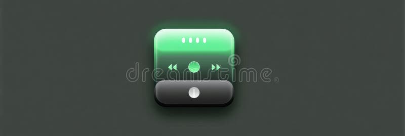 Safe Mode Icon Glowing with Calm Symbols on a Clean Background for ...