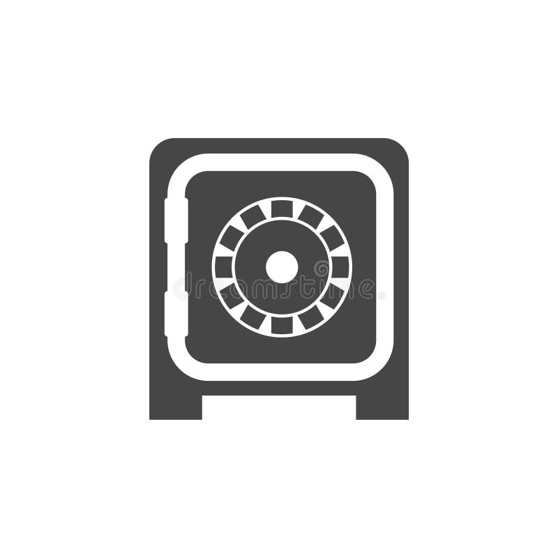 Safe Money Icon, Safe Vector Icon Stock Vector - Illustration of ...