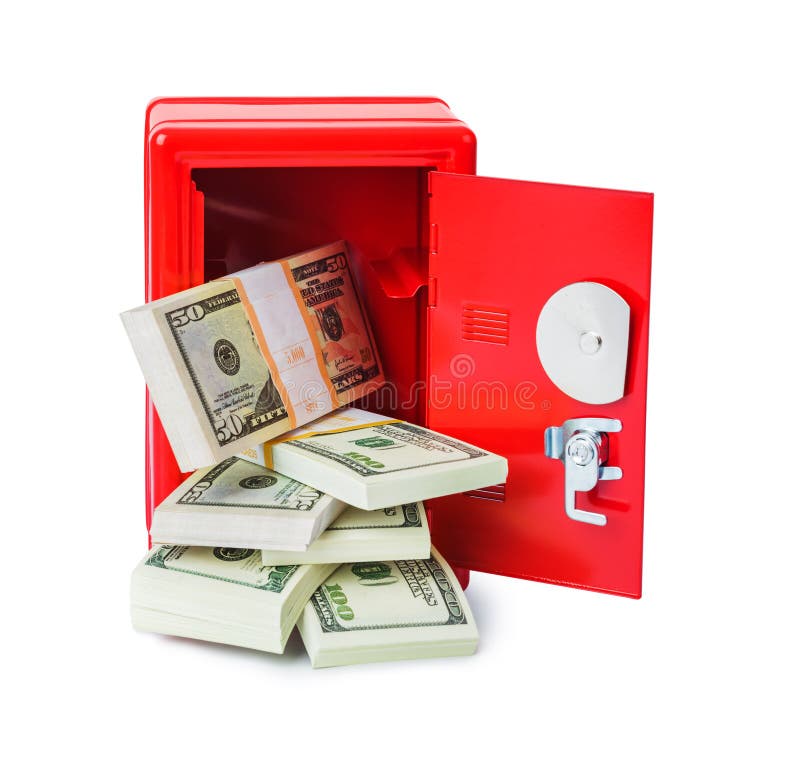 Safe money stock image. Image of protect, bills, identity - 297577