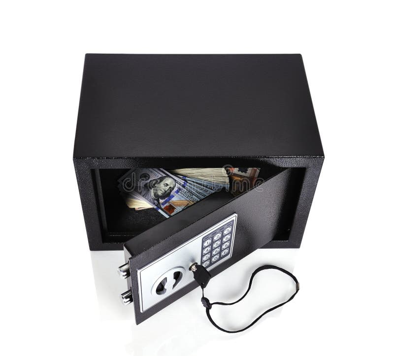 Safe with money stock image. Image of safe, safety, bank - 40615925