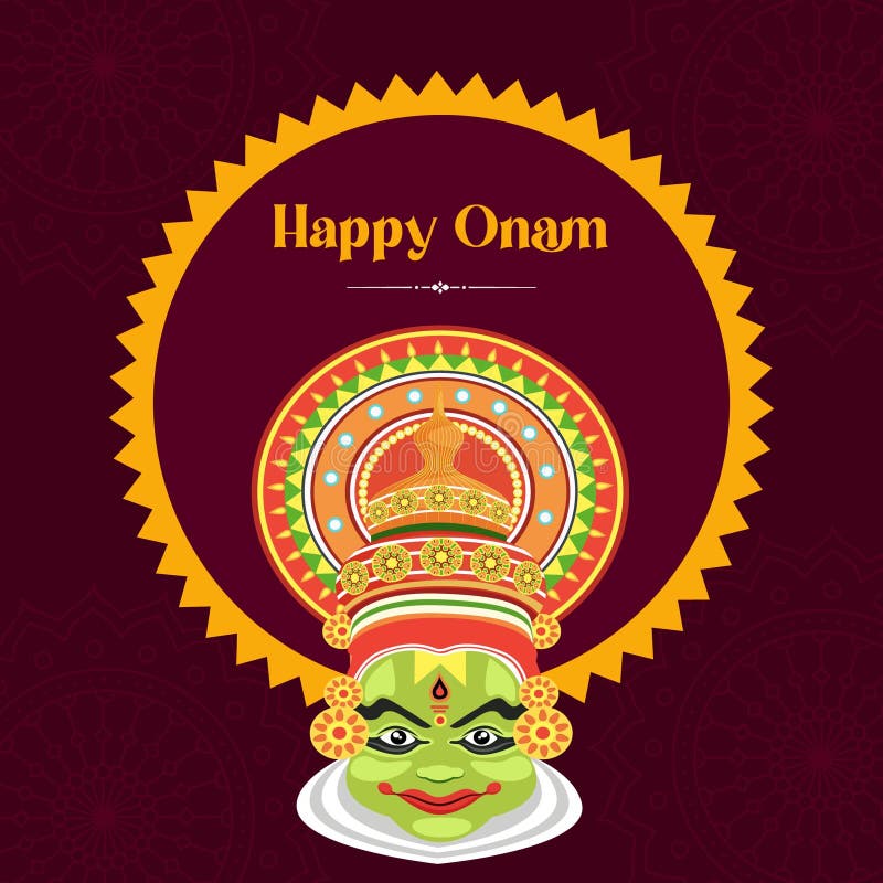 Safe Onam Social Distancing Festival Banner Stock Vector - Illustration ...