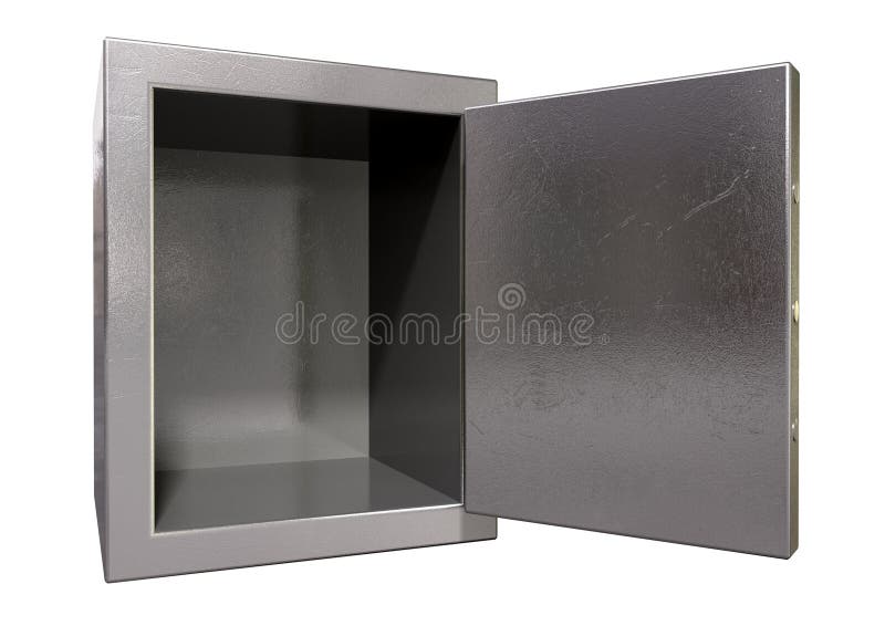 Safe Open Empty stock image. Image of render, protection - 35911749