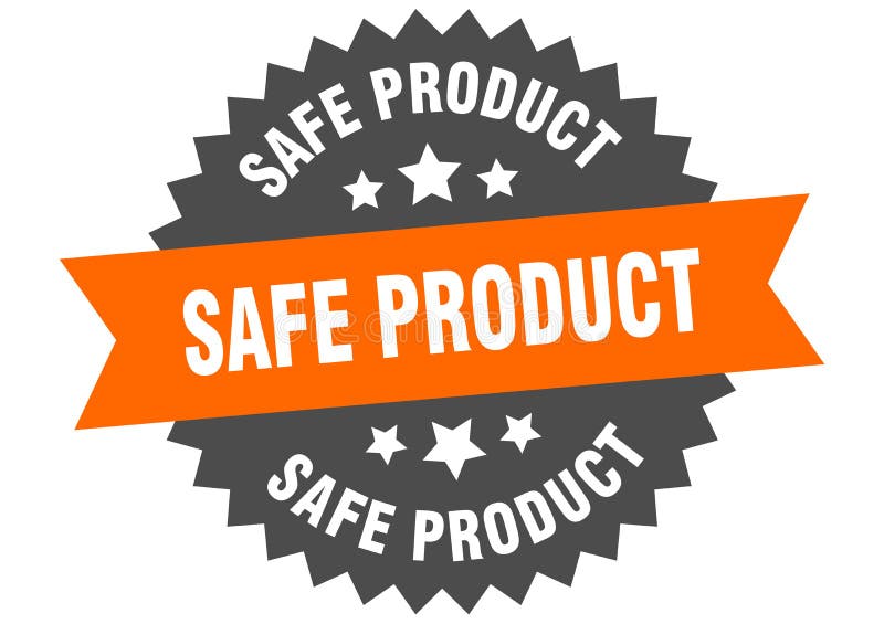 Safe Product Sign. Safe Product Circular Band Label. Safe Product ...