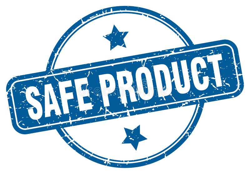 Safe Product Stamp. Safe Product Round Grunge Sign Stock Vector ...