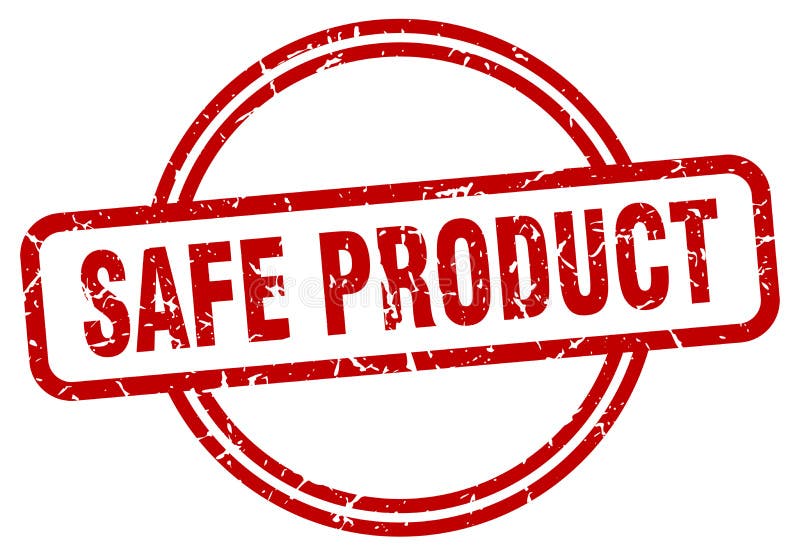 Safe Product Stamp. Safe Product Round Grunge Sign Stock Vector ...