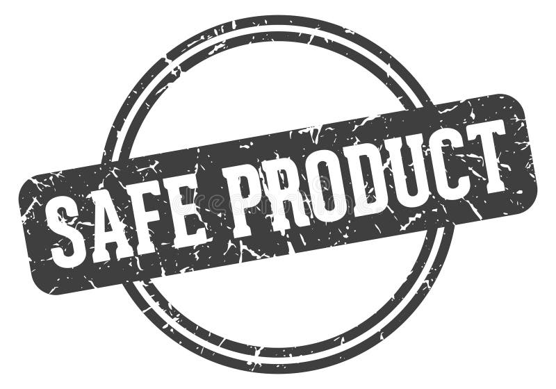 Safe product rubber stamp stock vector. Illustration of fresh - 78703296
