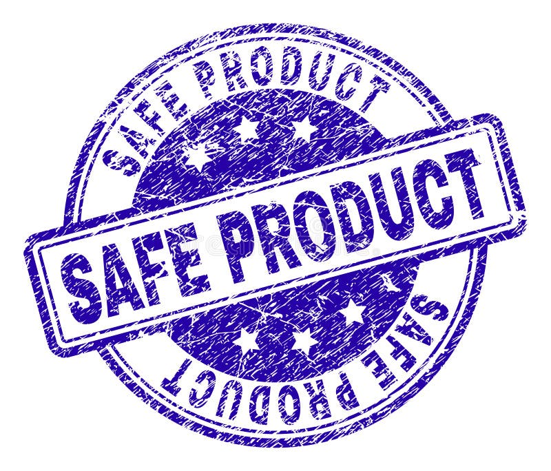 Grunge Textured SAFE PRODUCT Stamp Seal Stock Vector - Illustration of ...