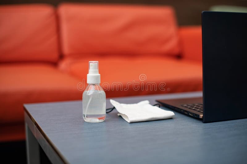 Safe Remote Work. Personal Protective Equipment Against Coronavirus ...