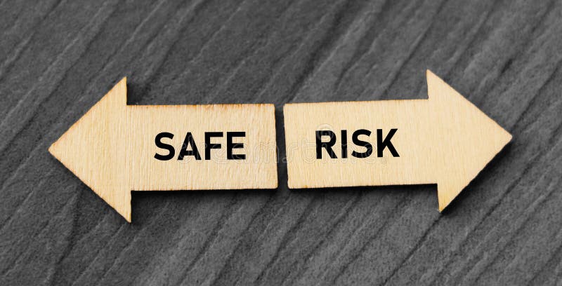 Safe and risk. stock photo. Image of safe, alone, disaster - 196029160