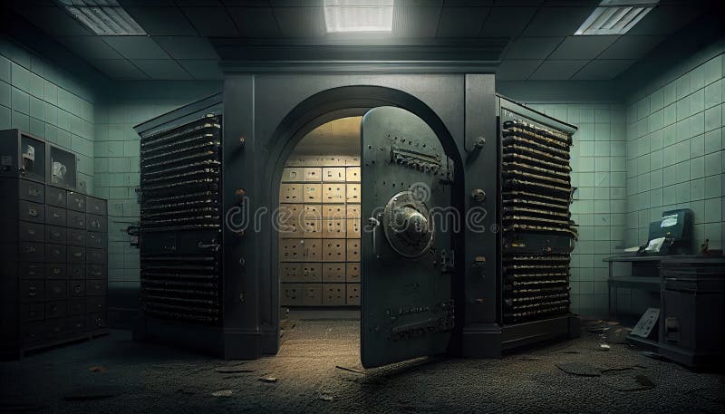 Safe Room Illustration by Generative AI Stock Photo - Image of room ...